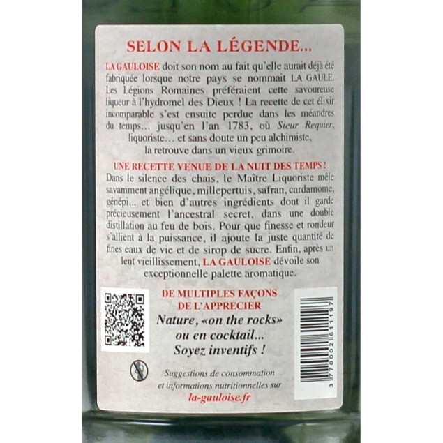 La Gauloise Verte Likör 0,7 L 48 % vol